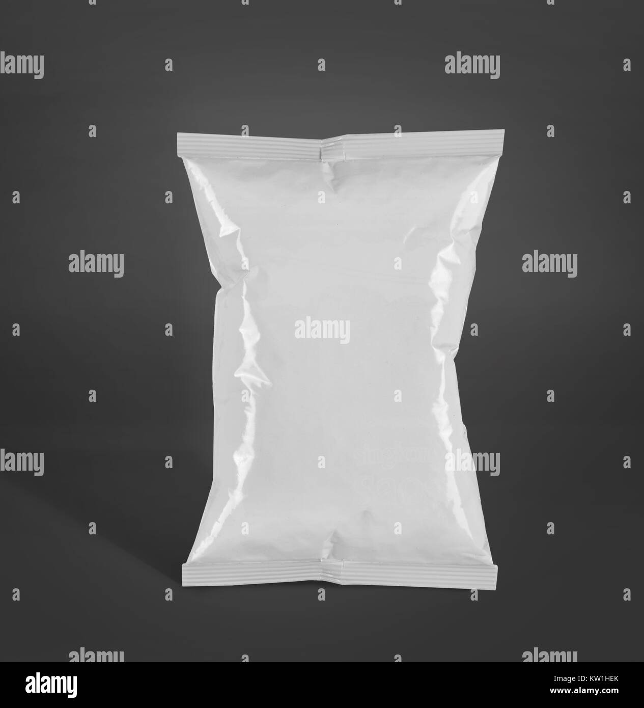 potato chips plastic packaging or food container Stock Photo - Alamy