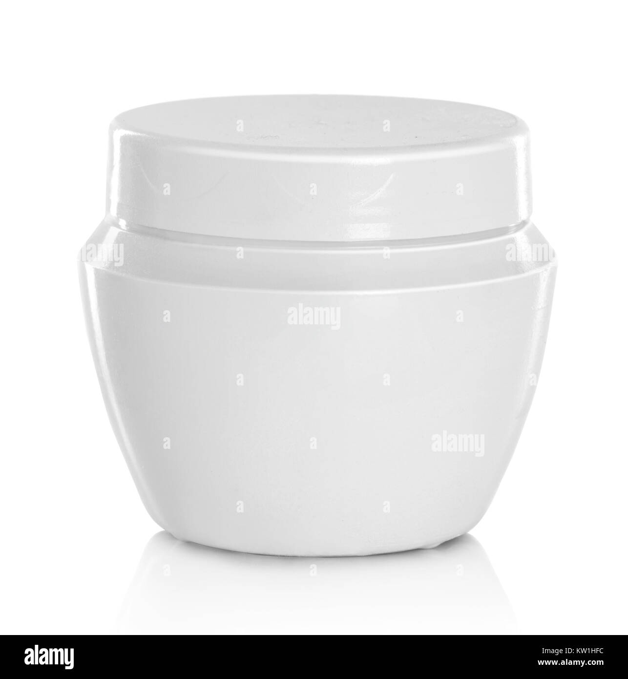 White beauty hygiene container Stock Photo - Alamy