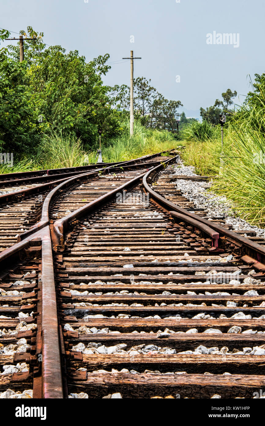 Railway tracks abandoned hi-res stock photography and images - Alamy