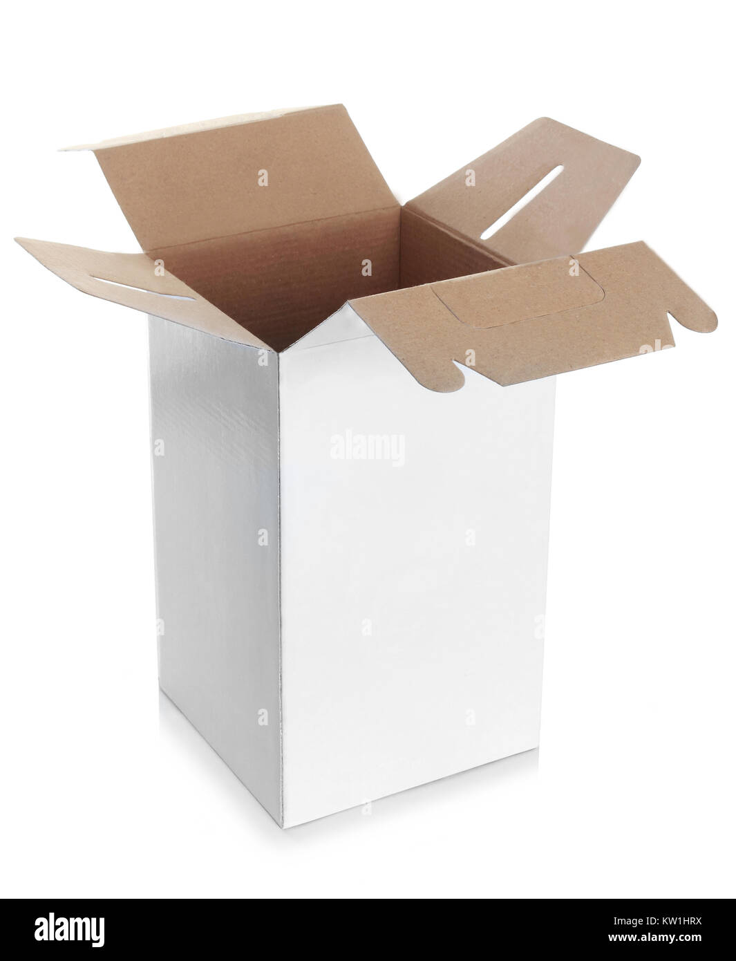 white empty box with handle Stock Photo - Alamy