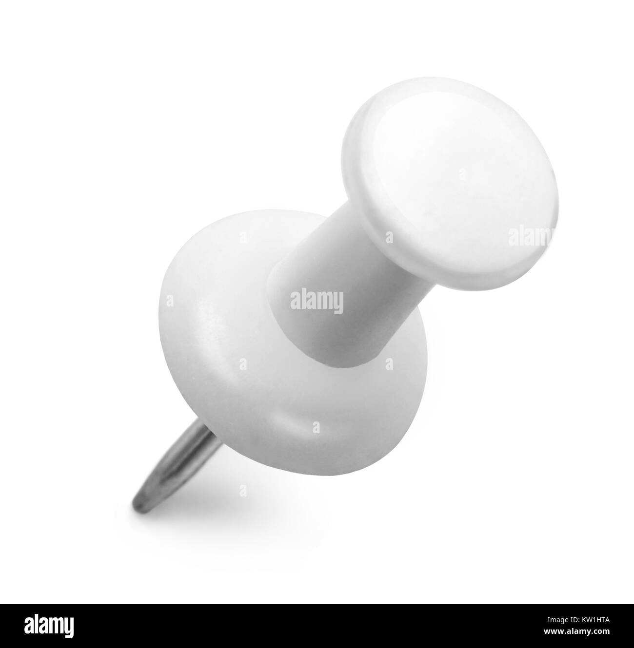 close up of a white pushpin Stock Photo - Alamy