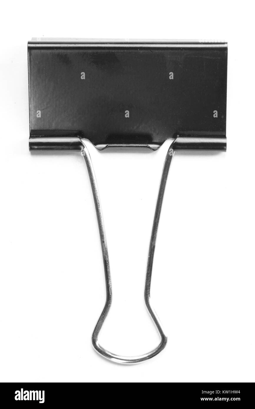 Close up of a binder clip Stock Photo - Alamy