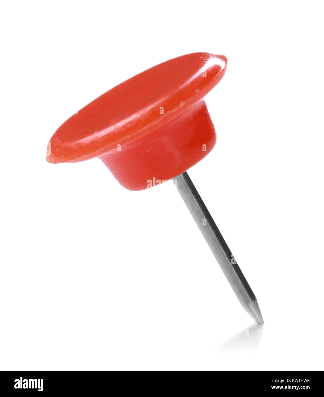 close up of a circle red pushpin Stock Photo - Alamy