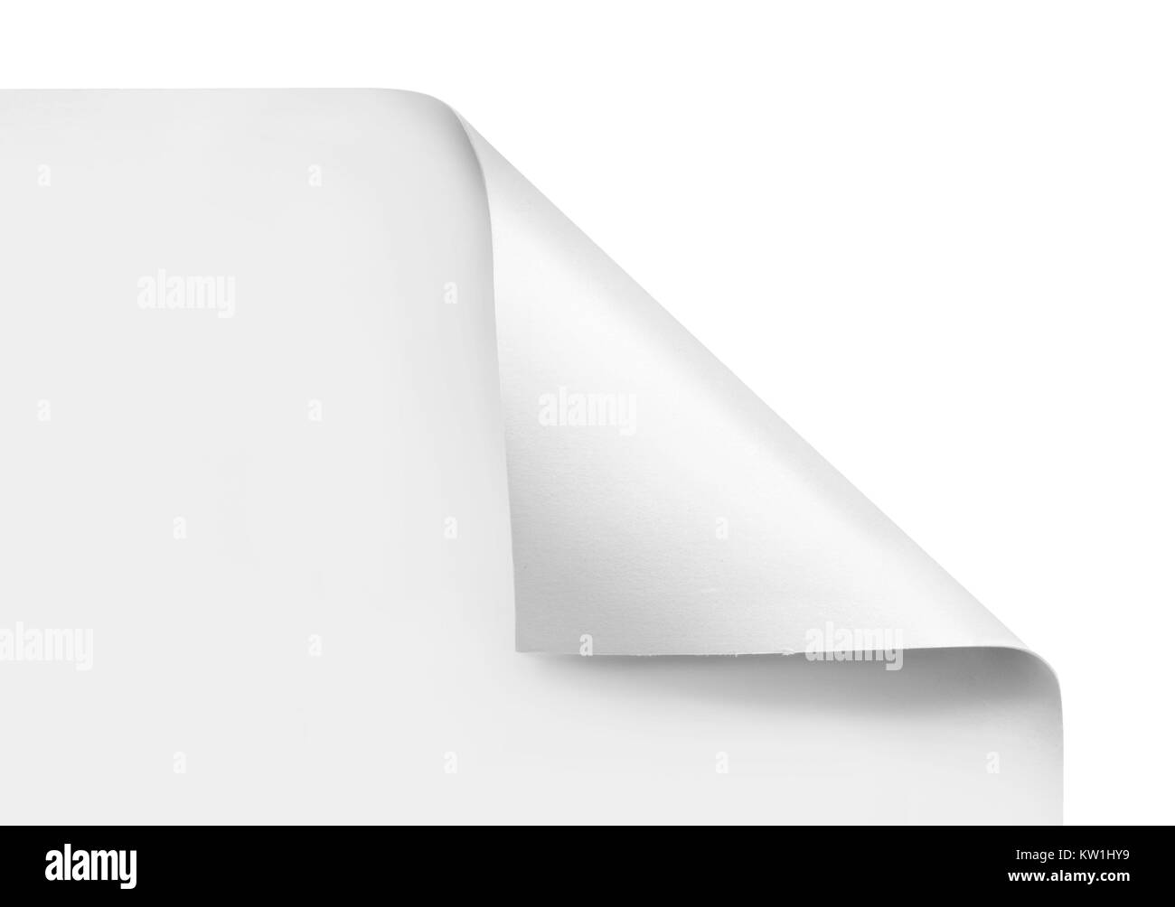 Curled corners hi-res stock photography and images - Alamy