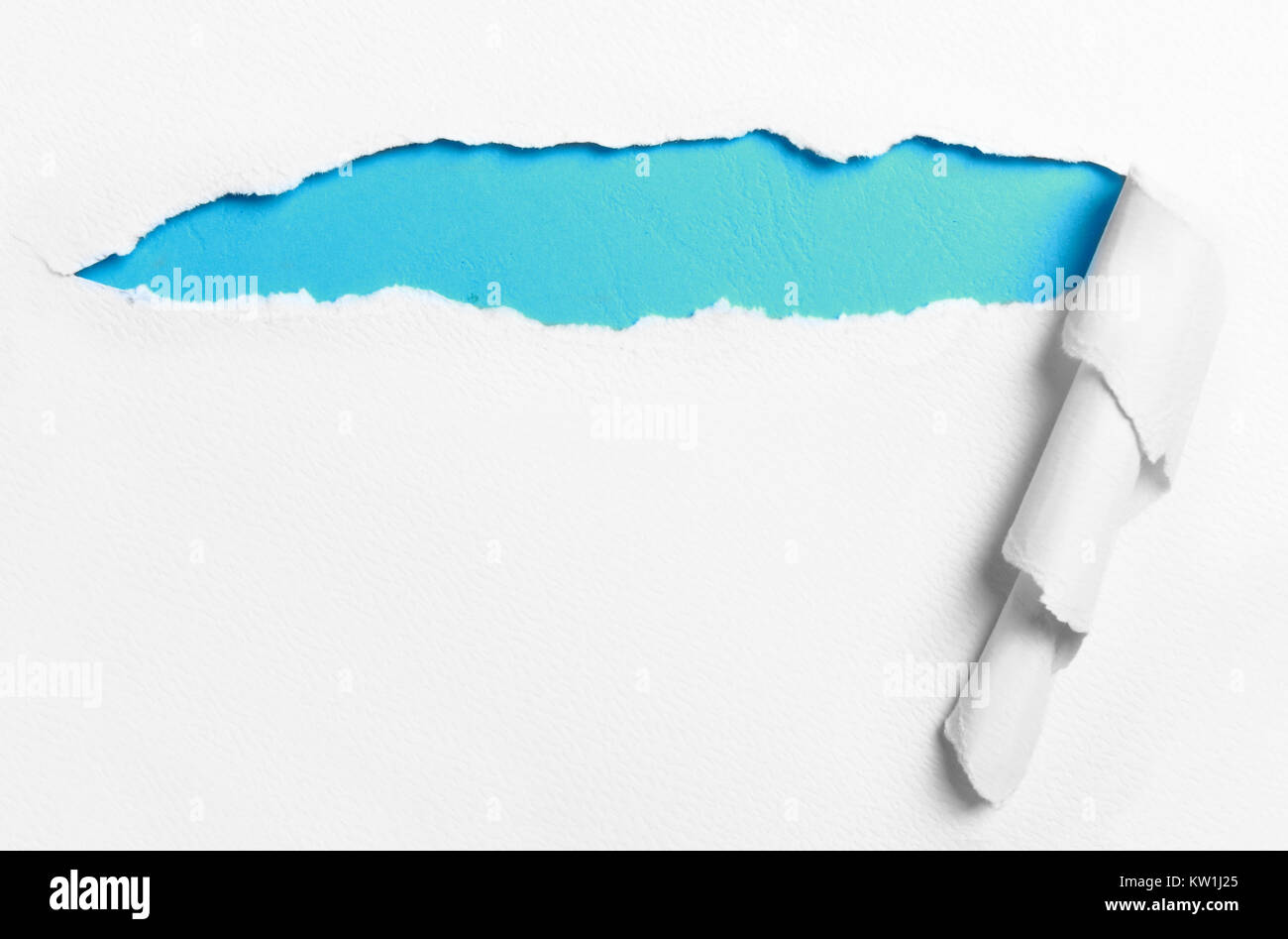 ripped white paper Stock Photo - Alamy