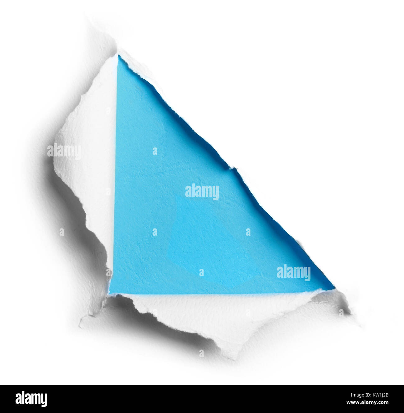 white paper torn Stock Photo - Alamy