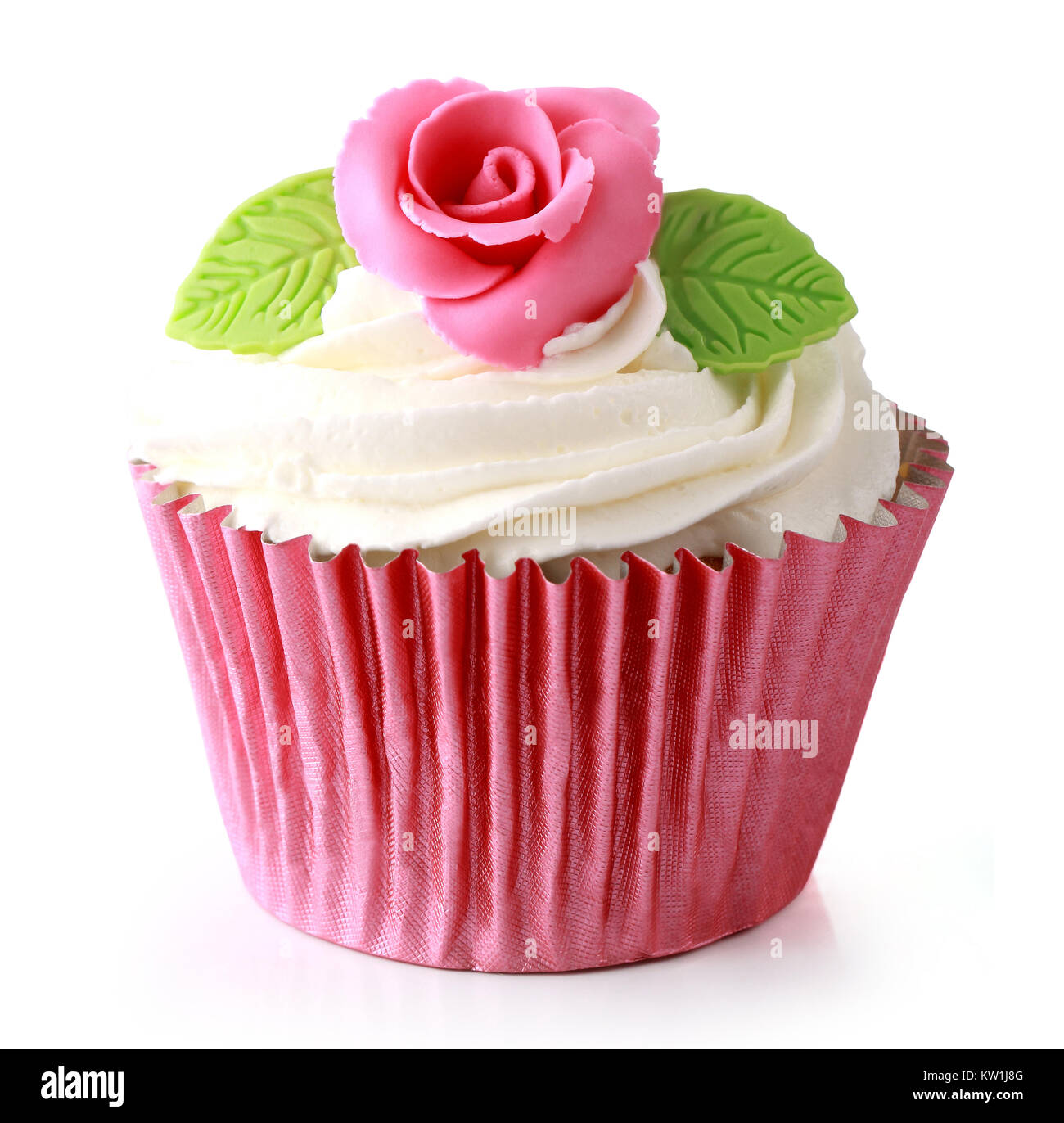 One Pink Cupcake Cutout High Resolution Stock Photography and Images ...