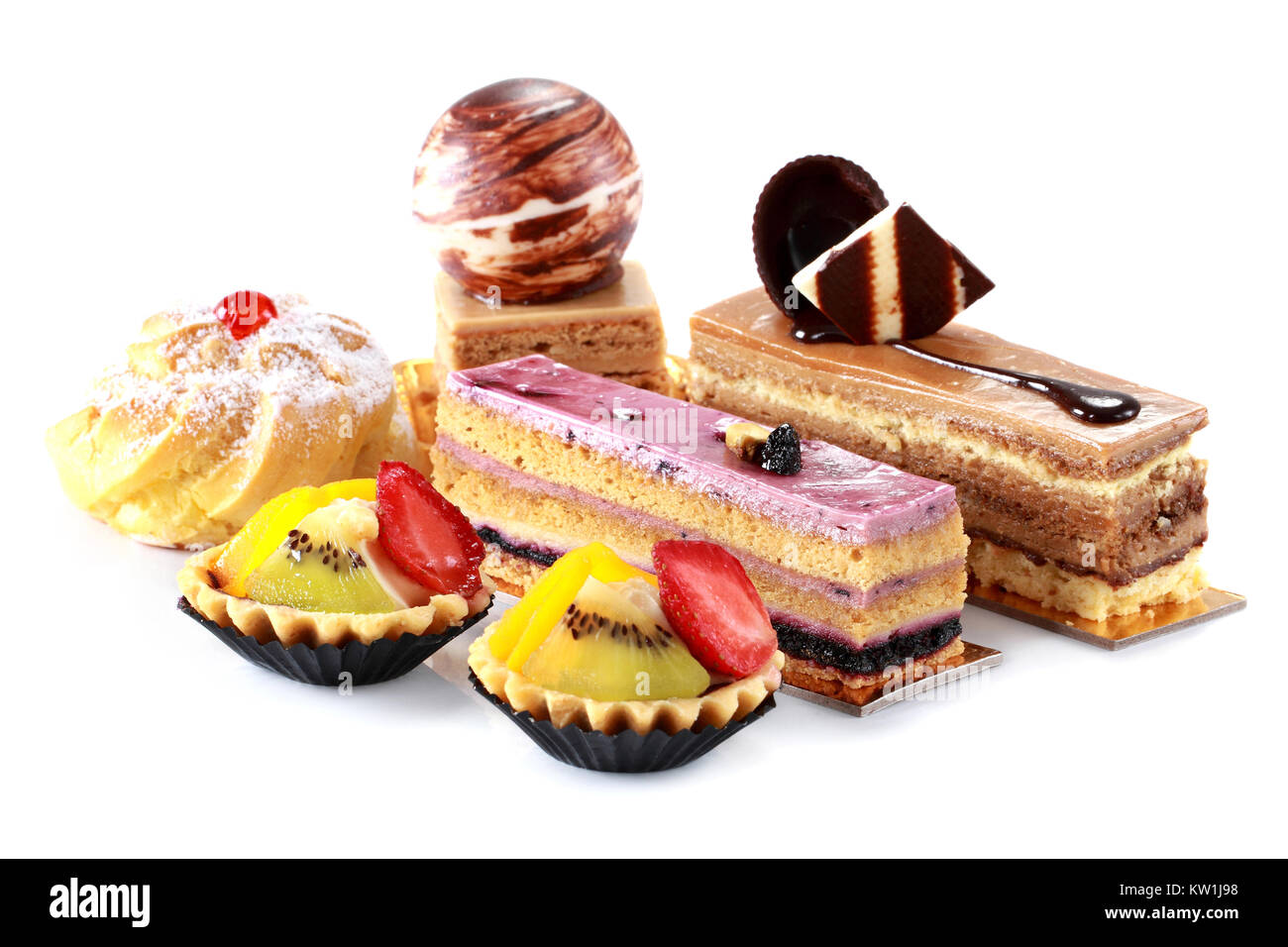 collection of various cakes Stock Photo - Alamy