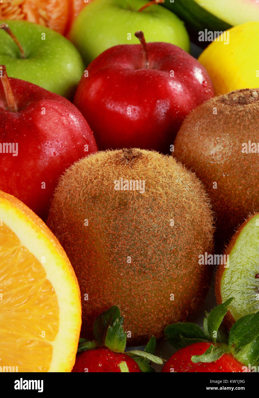 mix of Colorful fresh Fruits Stock Photo - Alamy