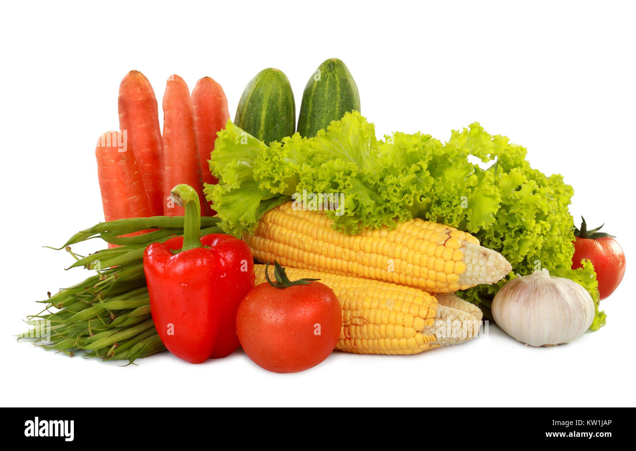 Combination of vegetables Cut Out Stock Images & Pictures - Alamy