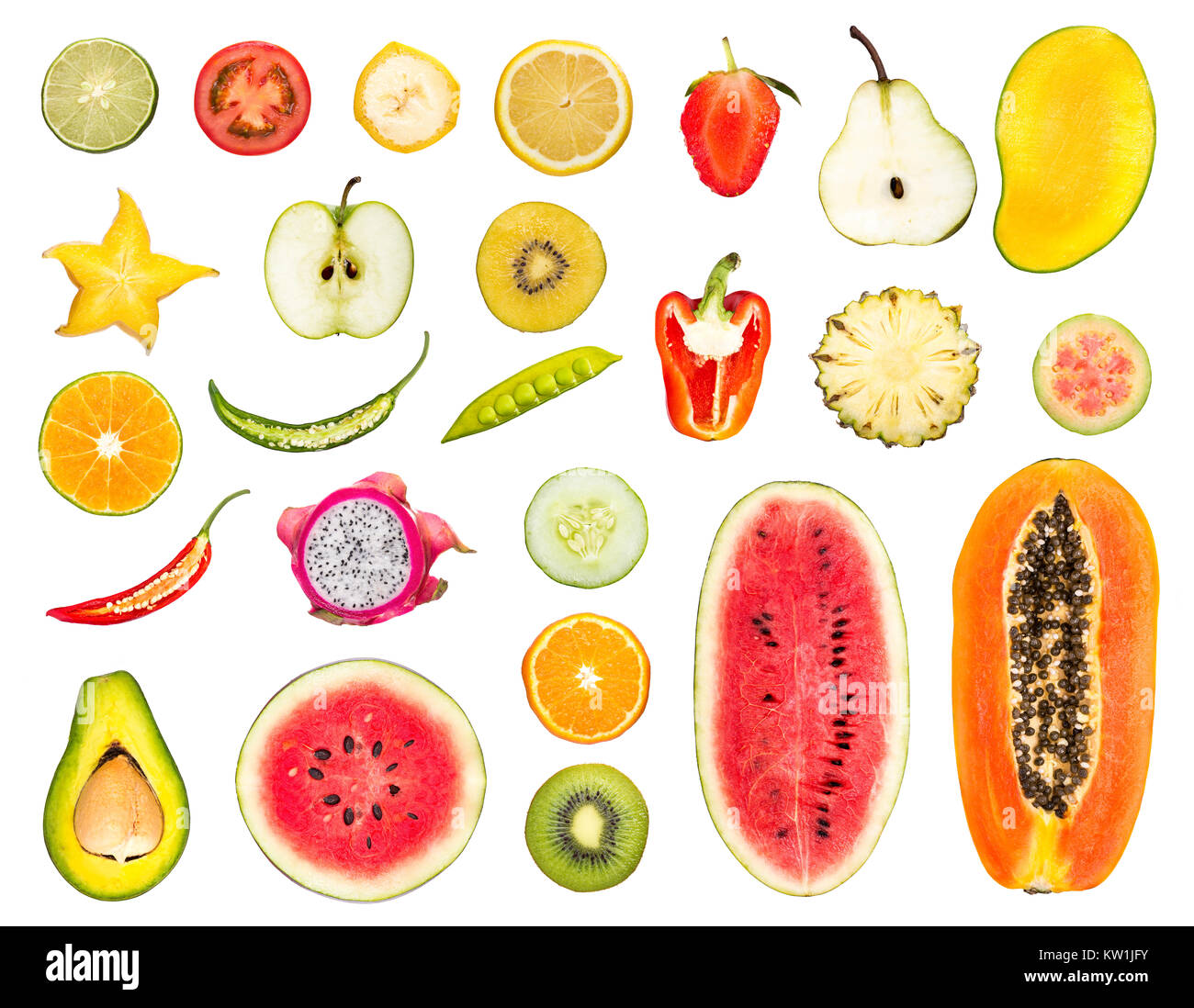 Dragon fruit and water melon hi-res stock photography and images - Alamy