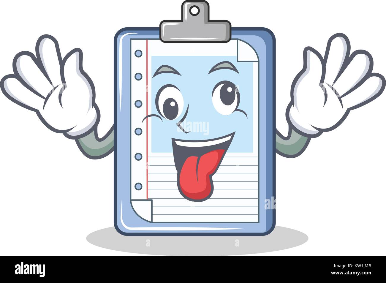 Crazy clipboard character cartoon style Stock Vector Image & Art - Alamy