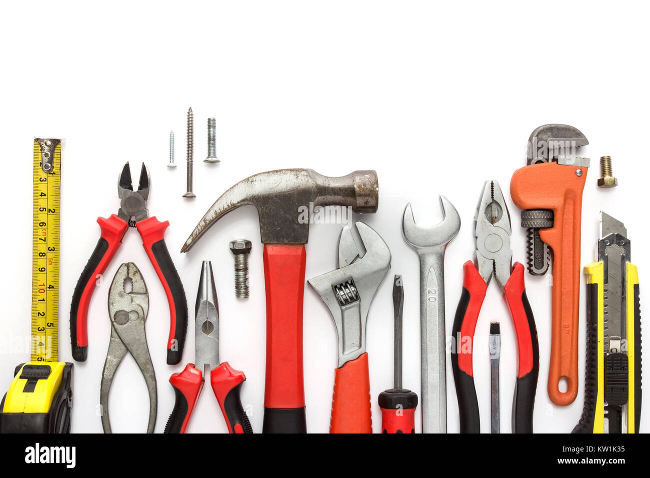 Mechanical kit or construction tool Stock Photo - Alamy