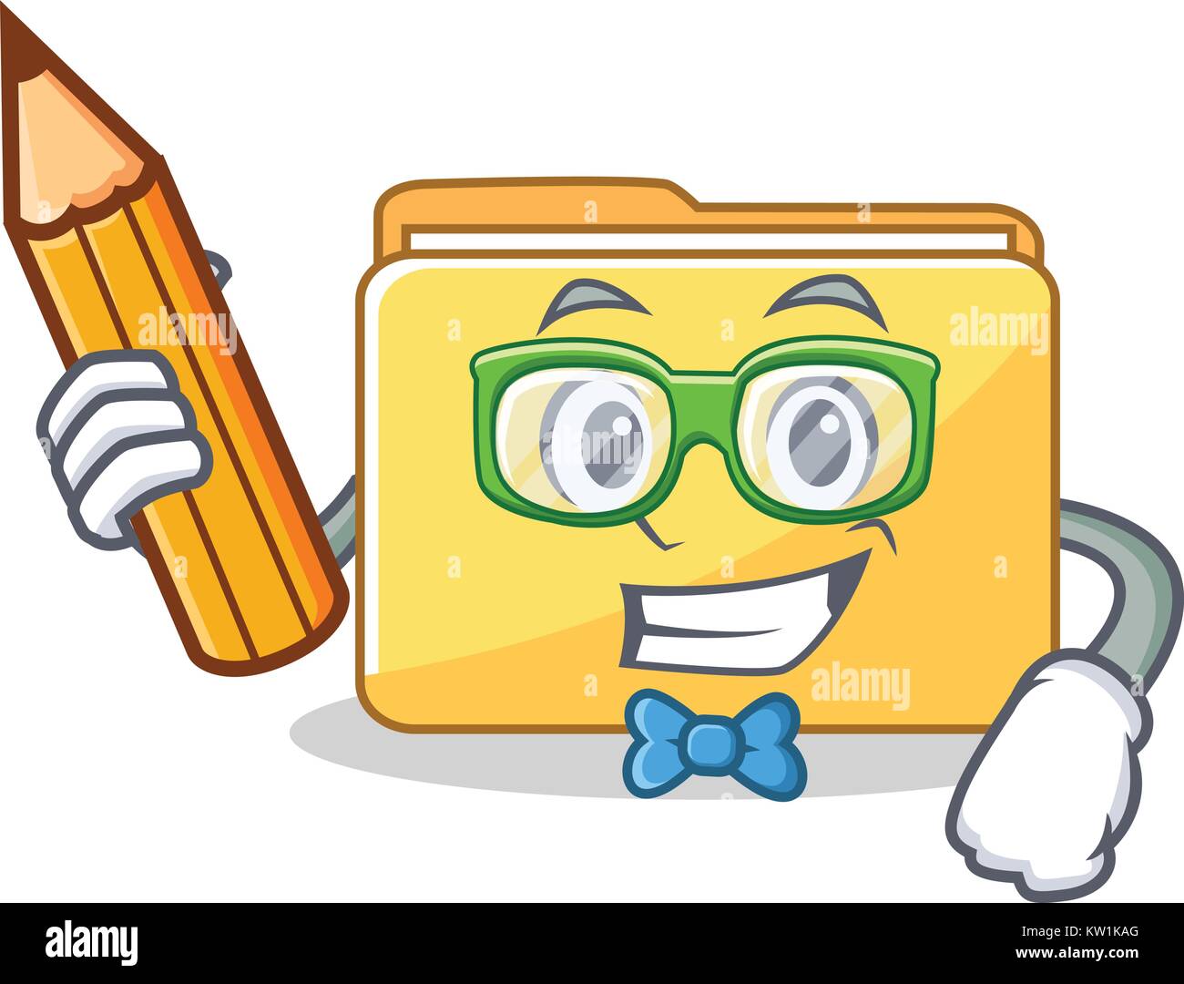 Student folder character cartoon style Stock Vector Image & Art - Alamy