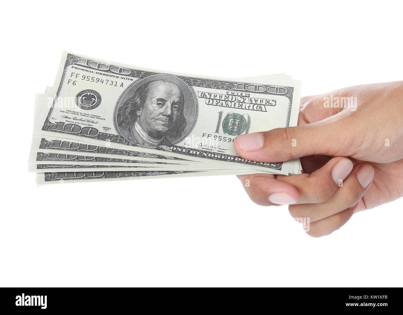hand with money Stock Photo - Alamy