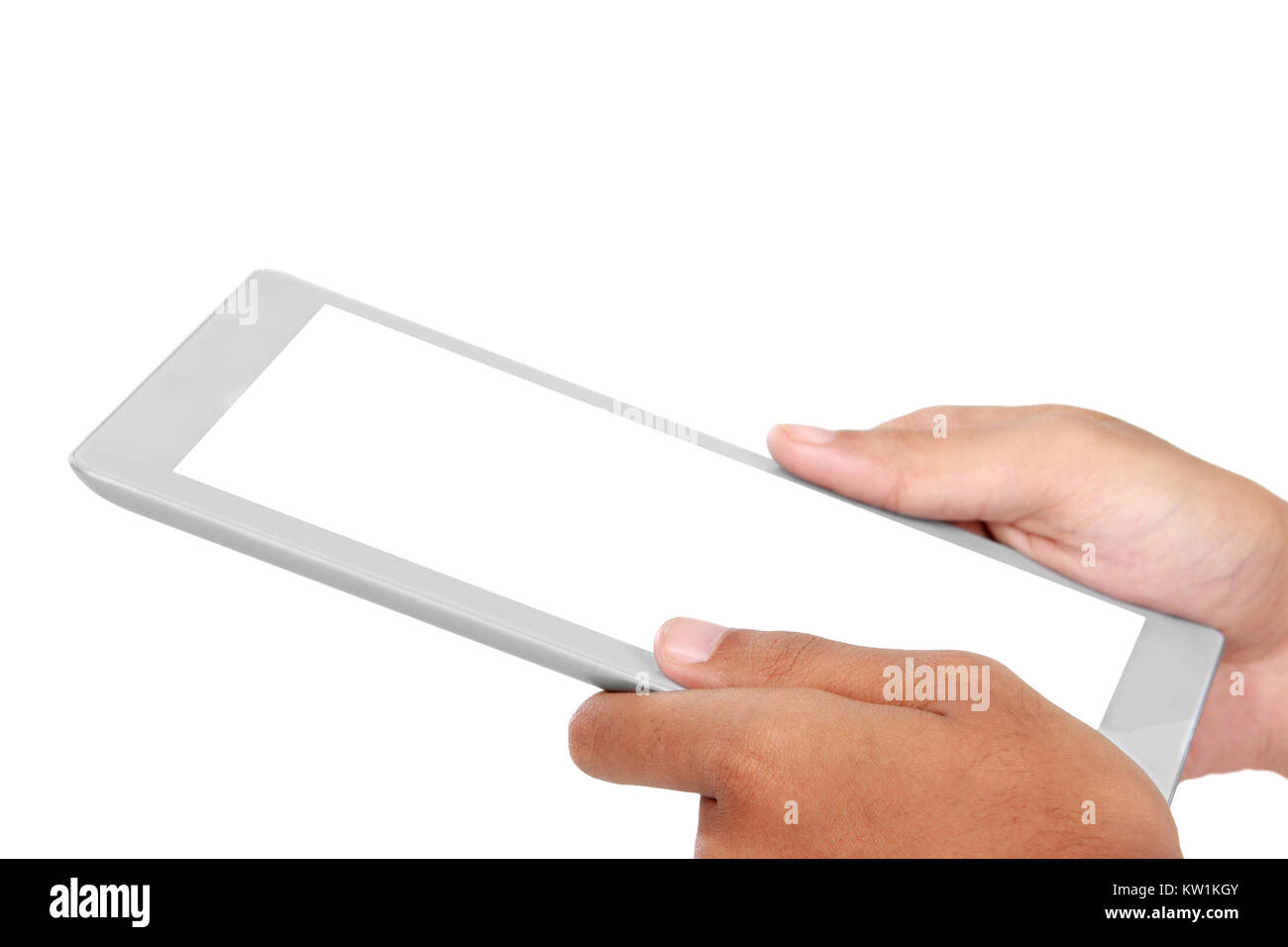 Using two hands Cut Out Stock Images & Pictures - Alamy