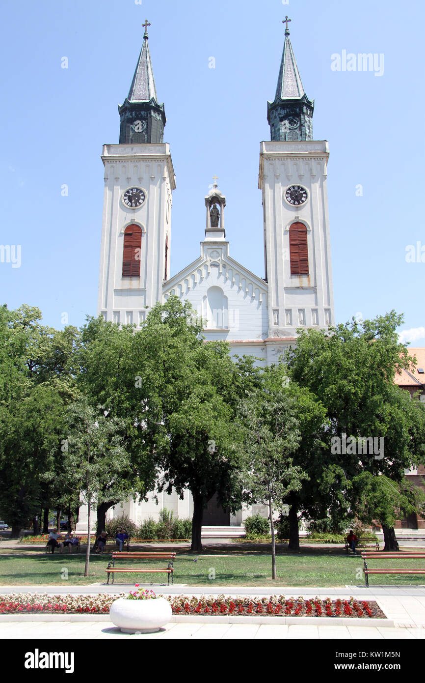Church with two towers hi-res stock photography and images - Alamy