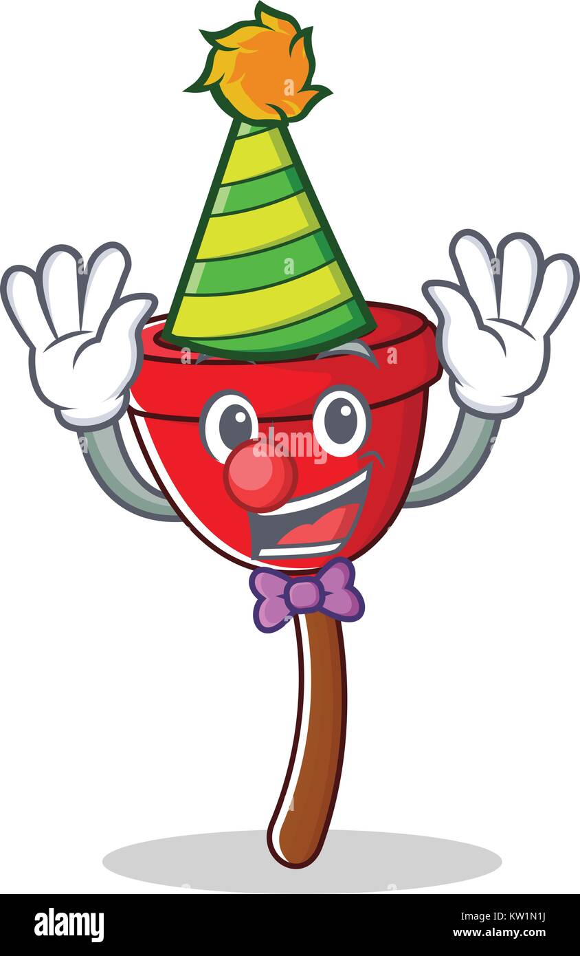 Clown plunger character cartoon style Stock Vector Image & Art - Alamy