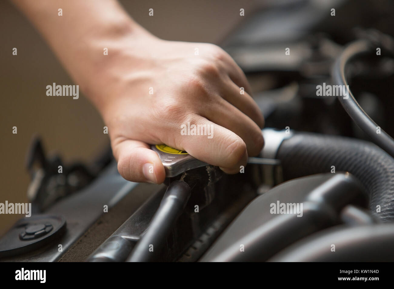 Radiator filler cap hi-res stock photography and images - Alamy
