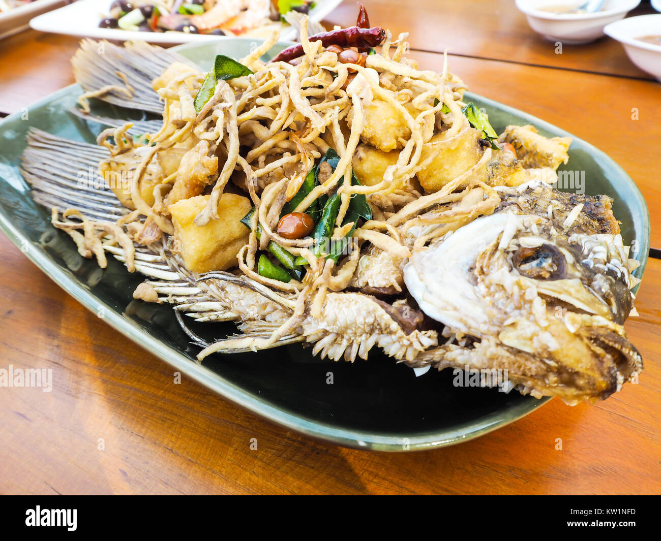 Spicy fried fish hi-res stock photography and images - Alamy