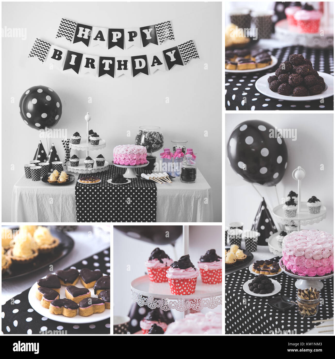 happy birthday sweet treat corner Stock Photo - Alamy