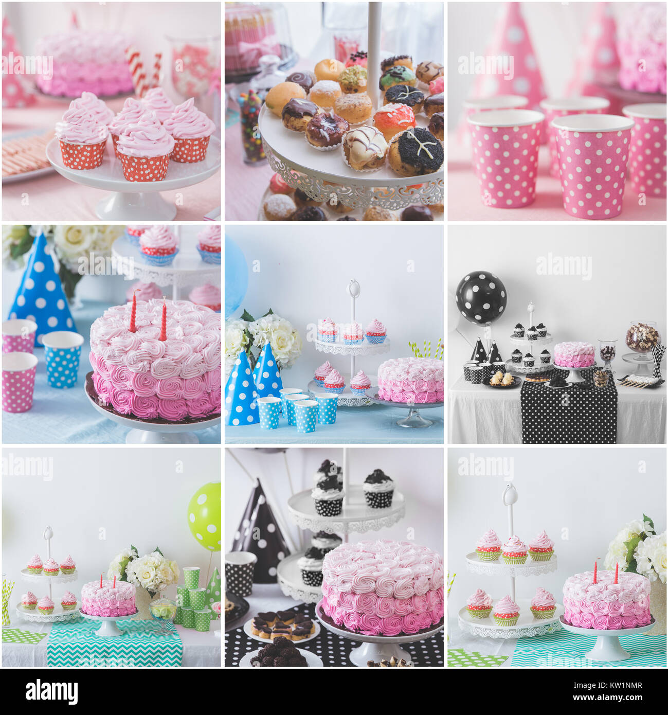 happy birthday sweet treat corner Stock Photo - Alamy