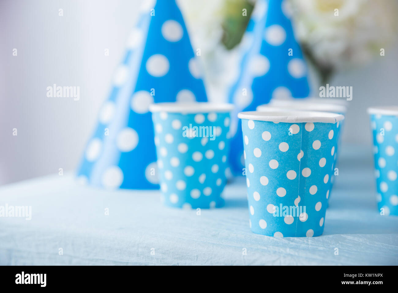 sweet corner of a birthday party Stock Photo - Alamy