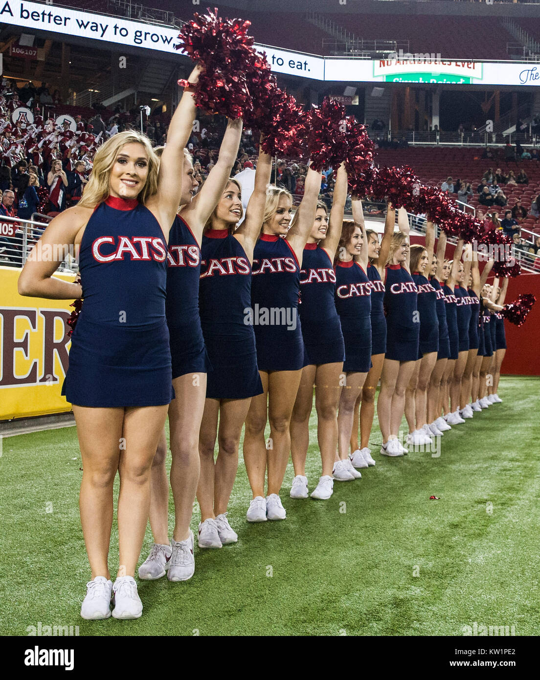 Arizona wildcats cheerleaders hi-res stock photography and images - Alamy