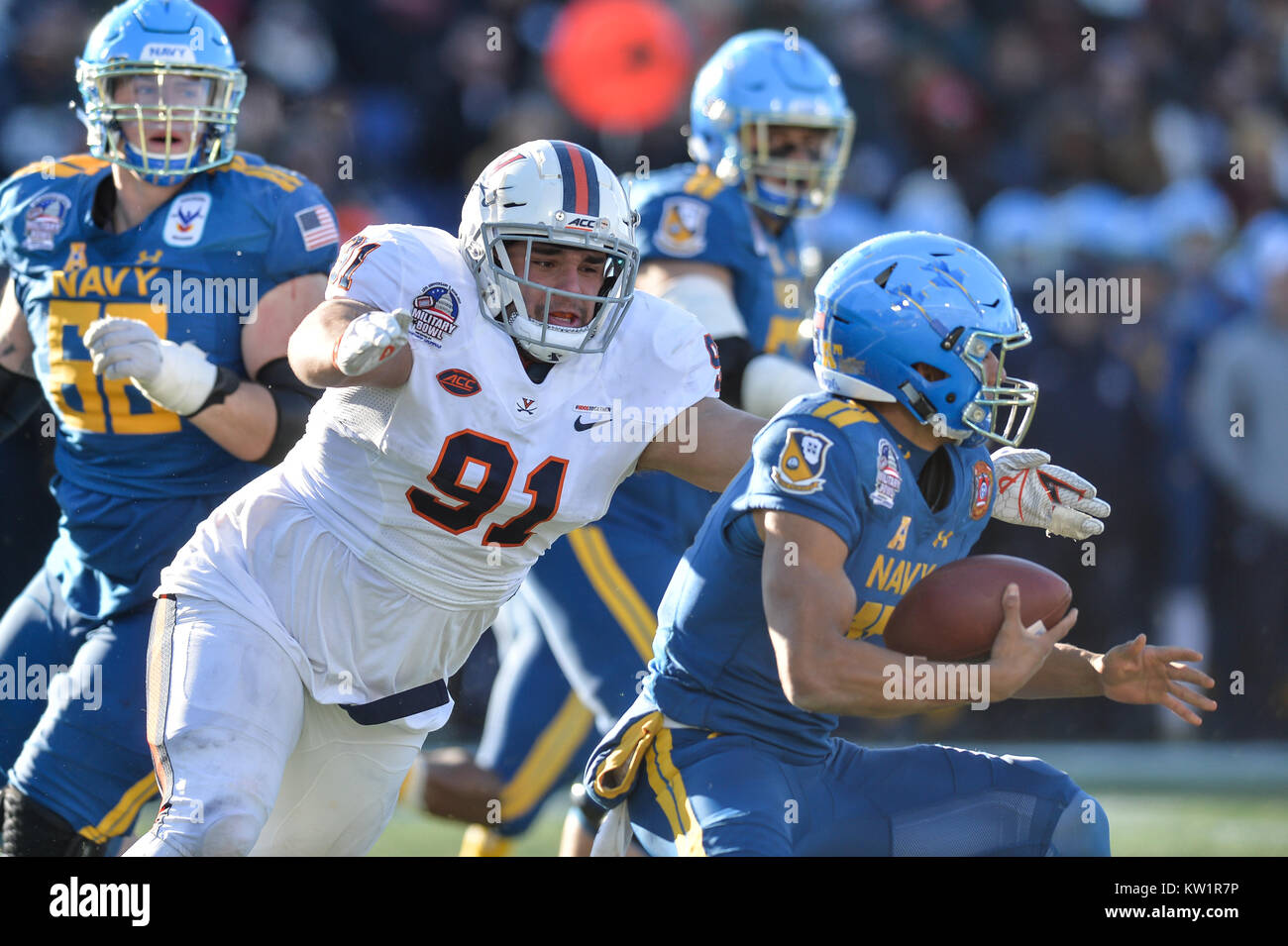 Annapolis, Maryland, USA. 28th Dec, 2017. MANDY ALONSO (91) attempts to ...