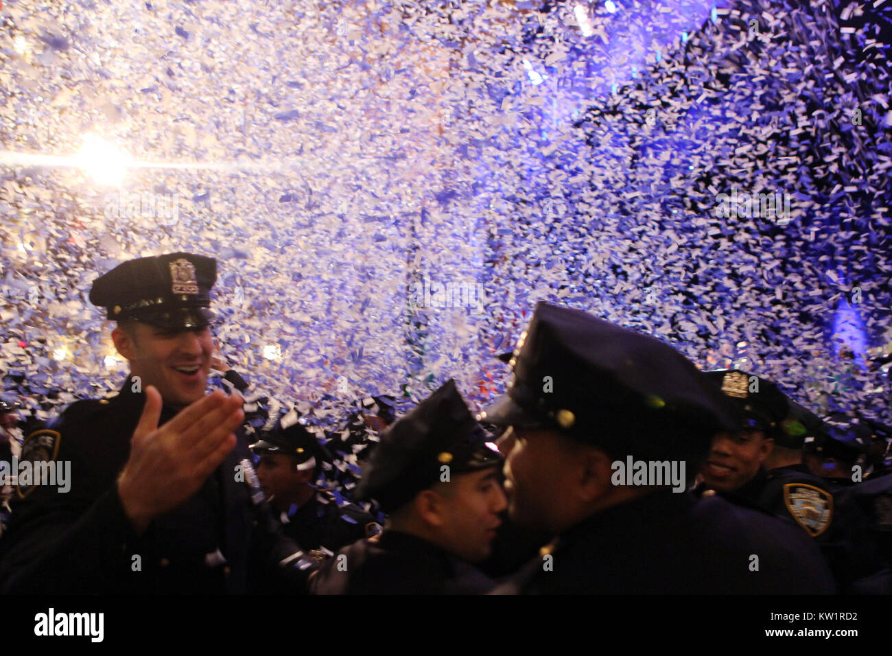 New York, New York, USA. 28th Dec, 2017. Newly minted NYPD Officers ...