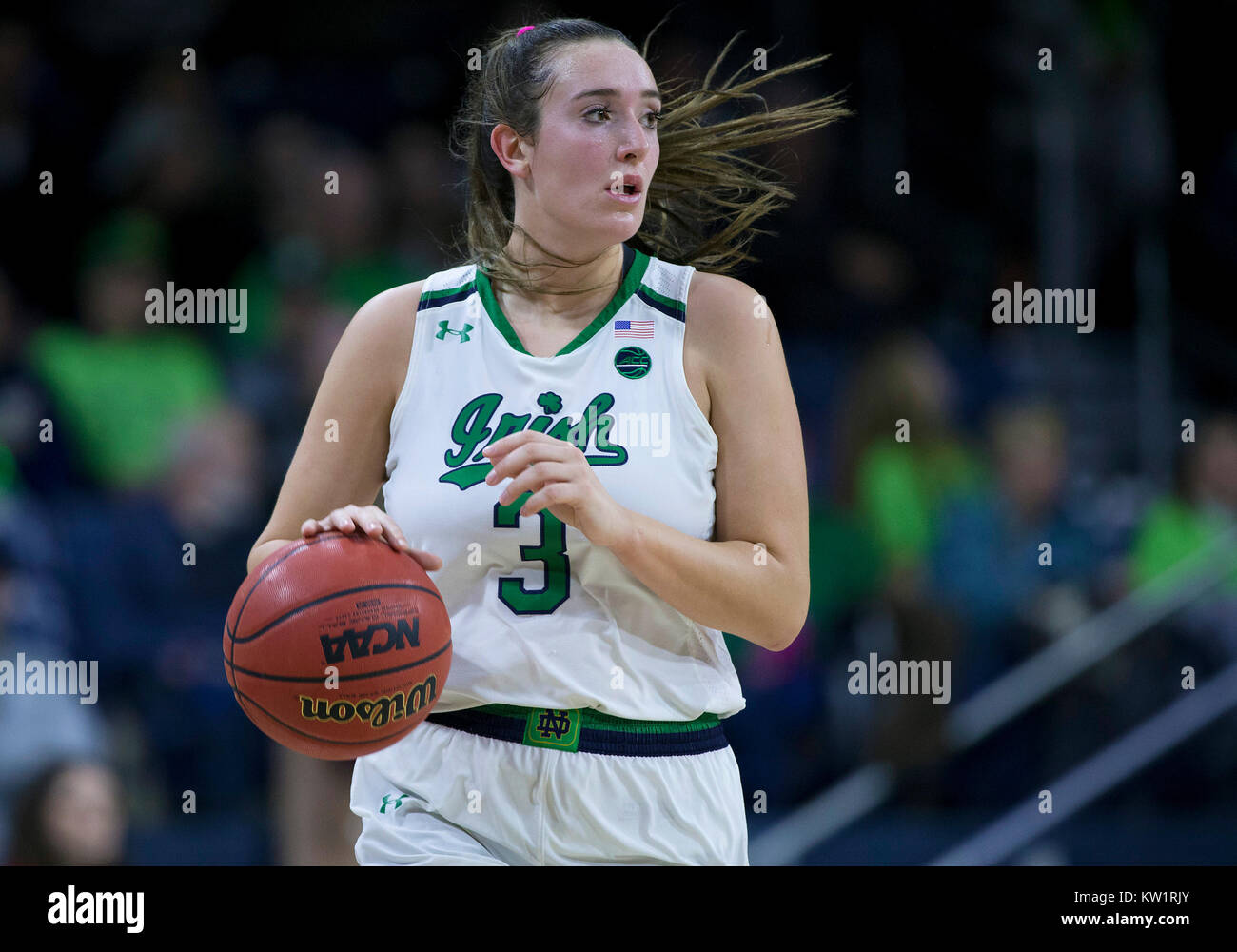 South Bend, Indiana, USA. 28th Dec, 2017. Notre Dame guard Marina ...