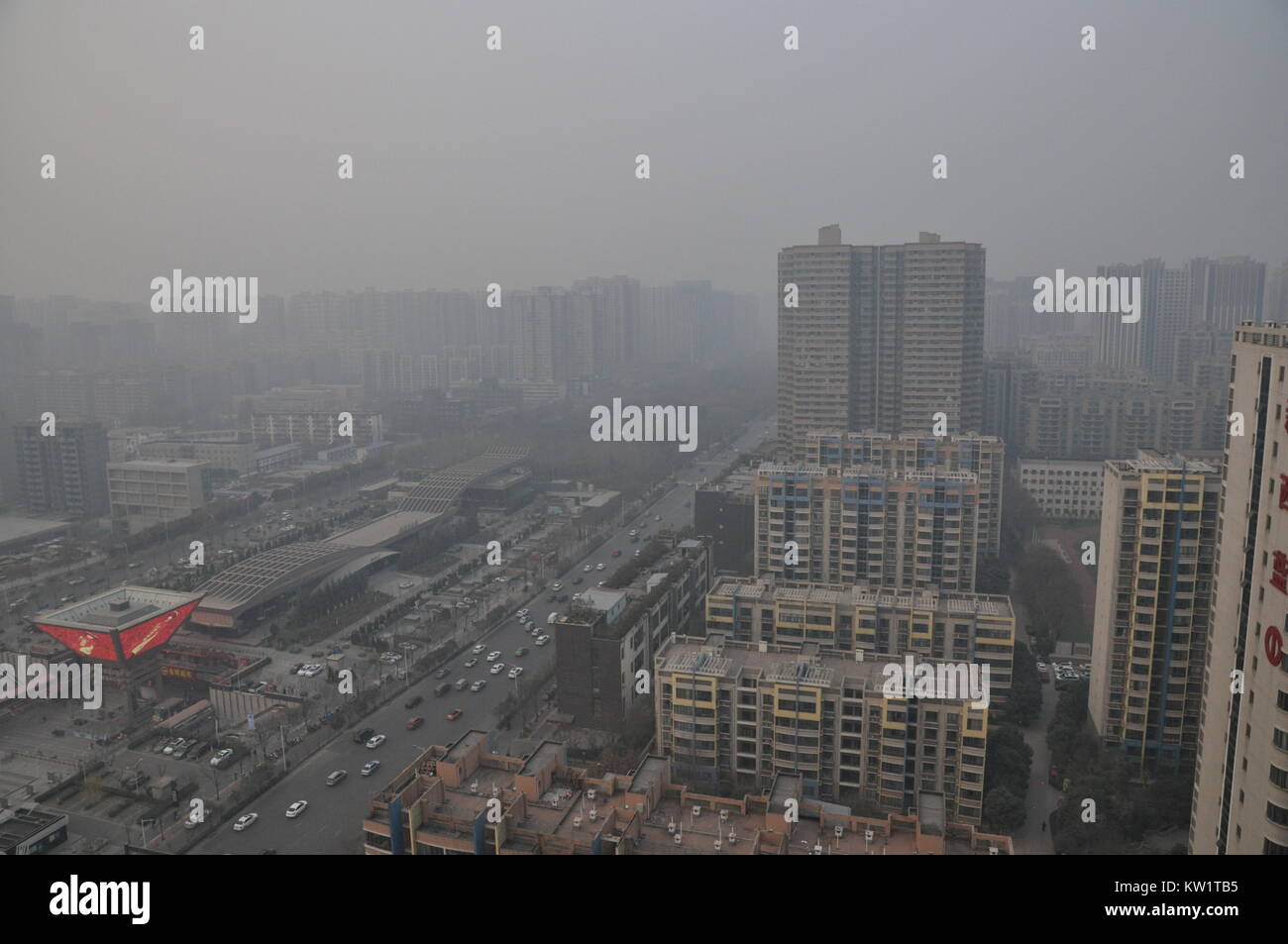 Xian, China. 28th Dec, 2017.(EDITORIAL USE ONLY. CHINA OUT) Air ...