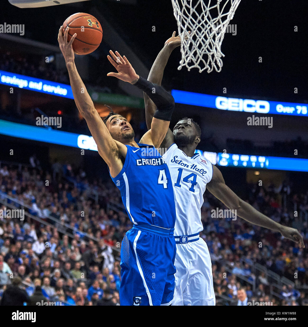 Creighton bluejays guard ronnie harrell jr 4 hi-res stock photography ...