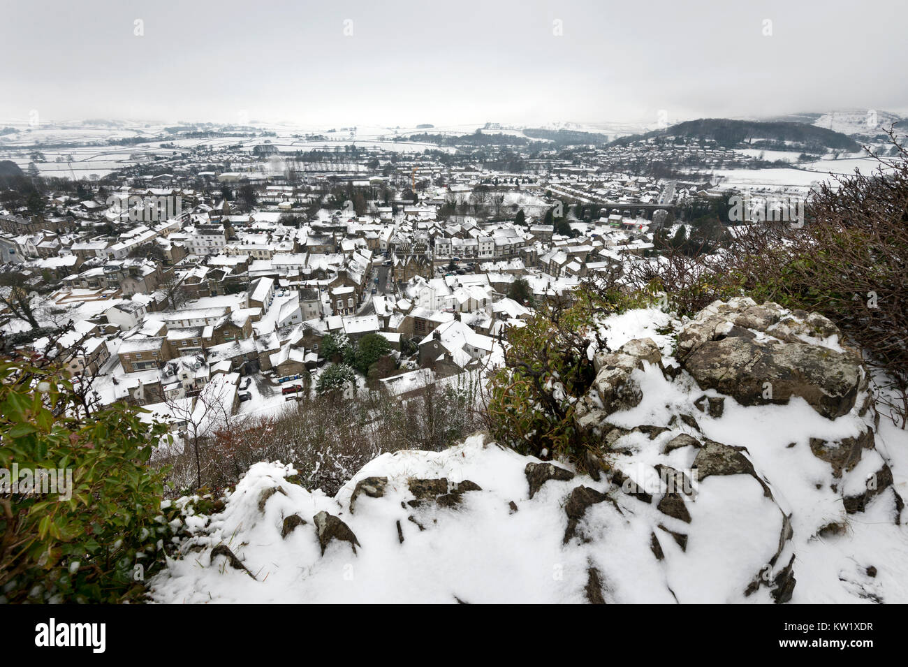 Settle, North Yorkshire. 29th December, 2017. Winter weather. The ...