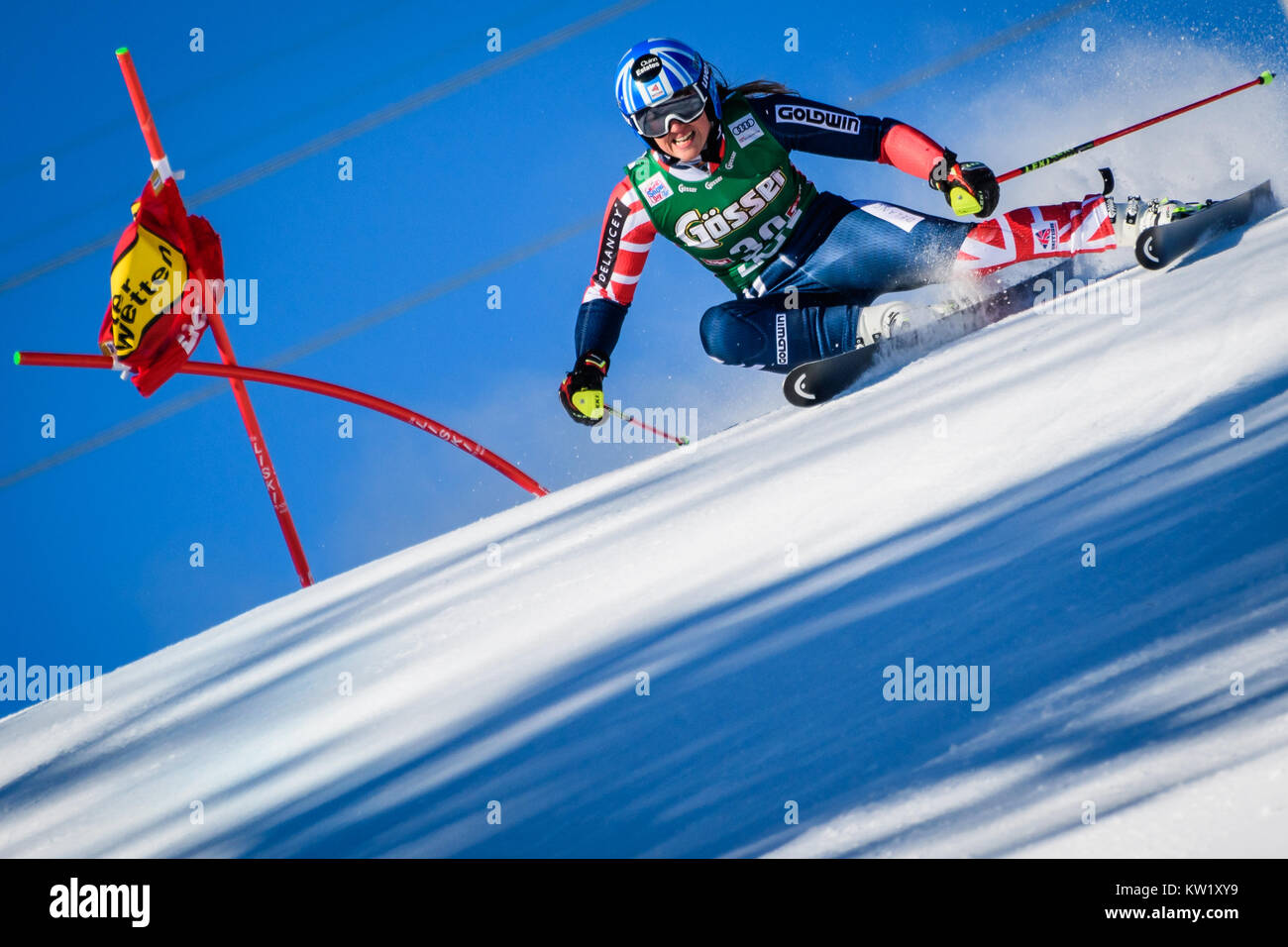 Lienz, Austria. 29th Dec, 2017. Alex Tilley of Great Britain competes ...
