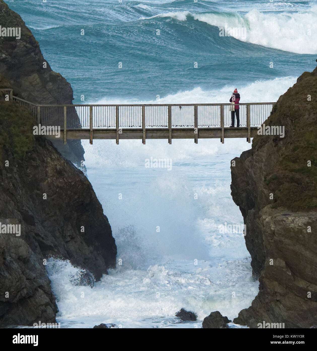 Porth island bridge hi-res stock photography and images - Alamy