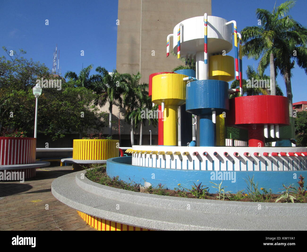 Venezuela, Guayana city, 29 Dec 2017, completely sunny day in this ...