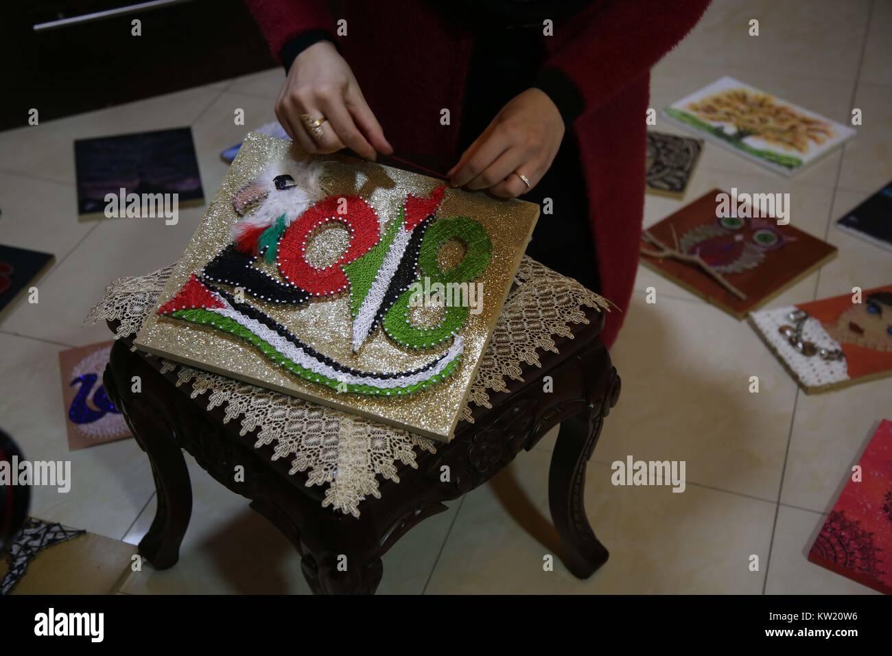 Gaza City, The Gaza Strip, Palestine. 28th Dec, 2017. A Palestinian ...