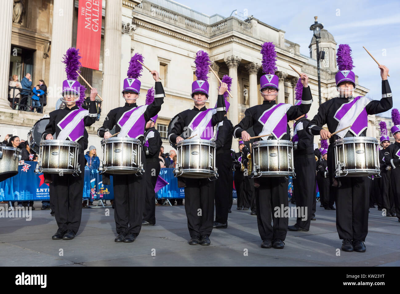 Trafalgar Square London 30th Dec 2017 Pickerington North High School