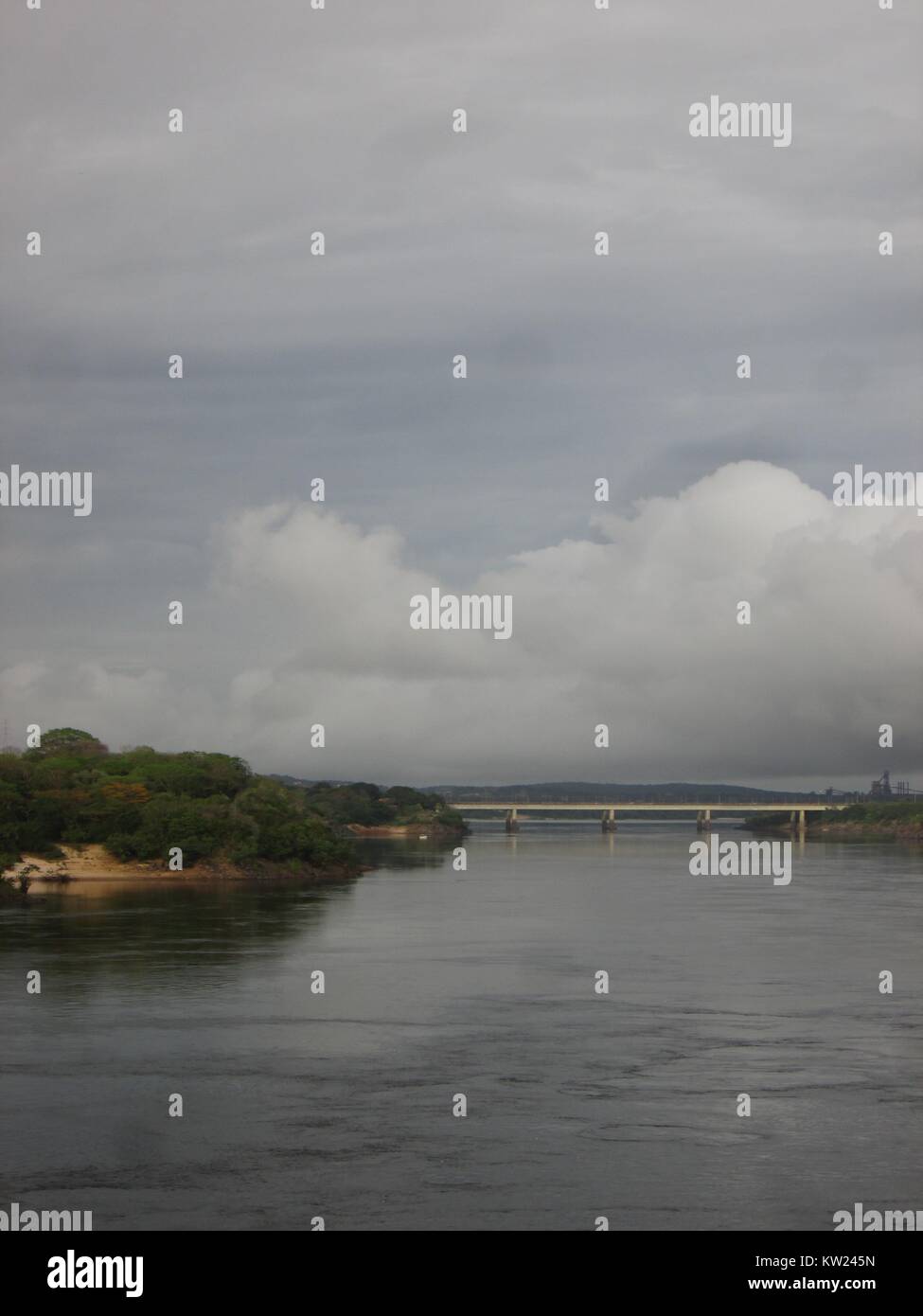 Venezuela, Guayana city, 30 December 2017, the weather today was cloudy ...