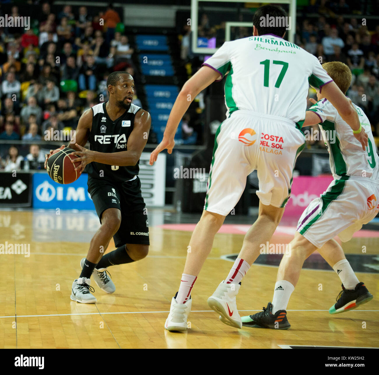 Bilbao, Spain. 30th Dec, 2017. (9) Jonathan Tabu during the Liga Endesa ...