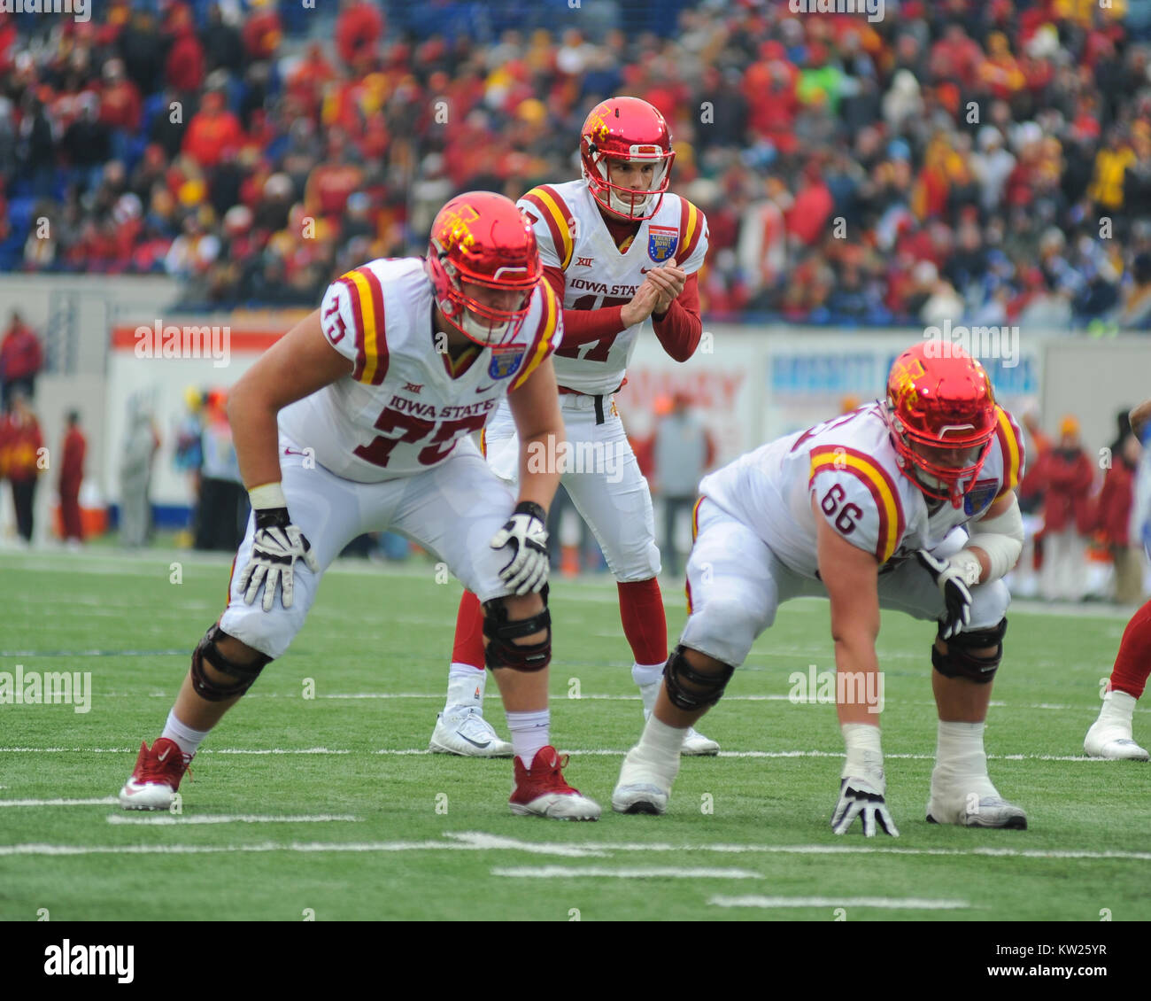 December 30, 2017; Memphis, TN, USA; Iowa State QB, KYLE KEMPT (17 ...