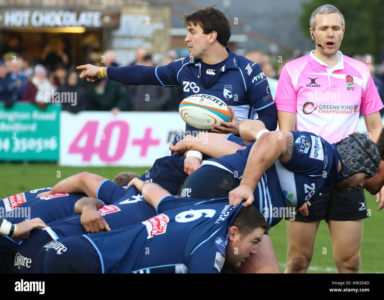 Bedford, UK. 30th December, 2017. Action from the Greene King IPA ...