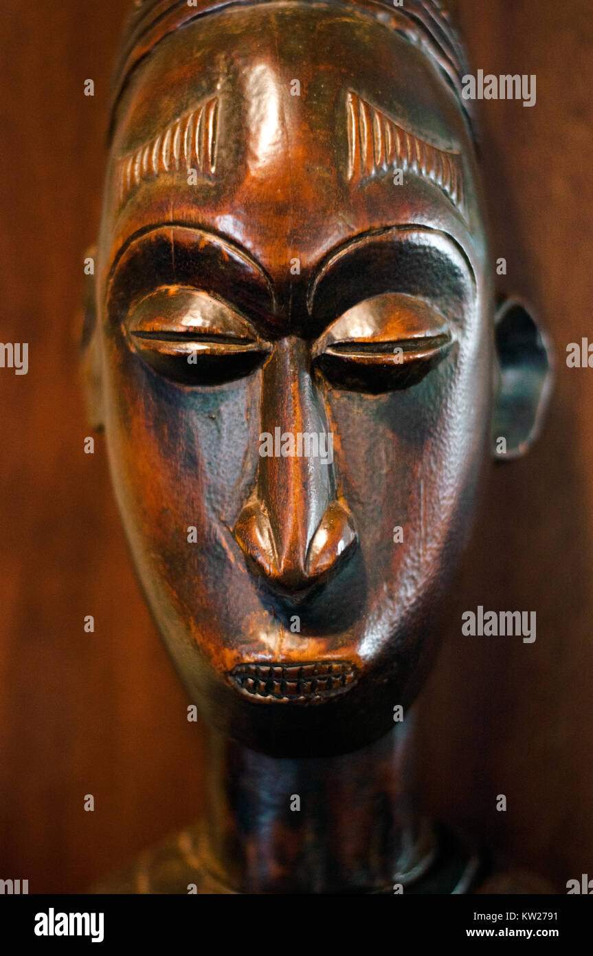 Ugandan tribal mask, Entebbe, Wakiso, Uganda Stock Photo - Alamy