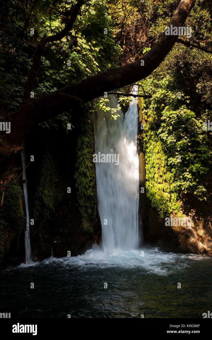 Banias Waterfall in the Golan Heights Israel Stock Photo - Alamy