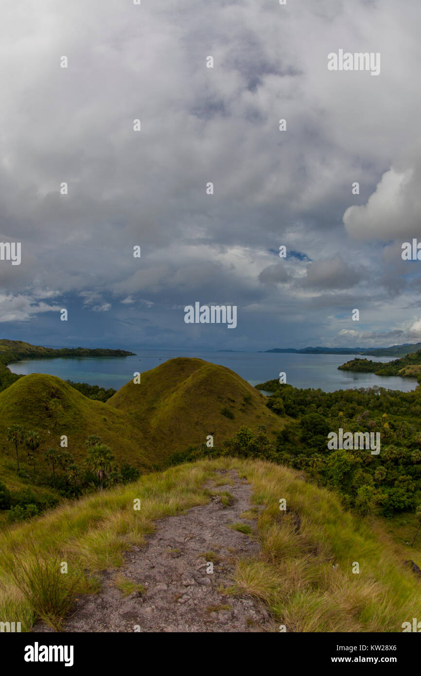 Hills around Labuan Bajo, Flores, Indonesia Stock Photo - Alamy