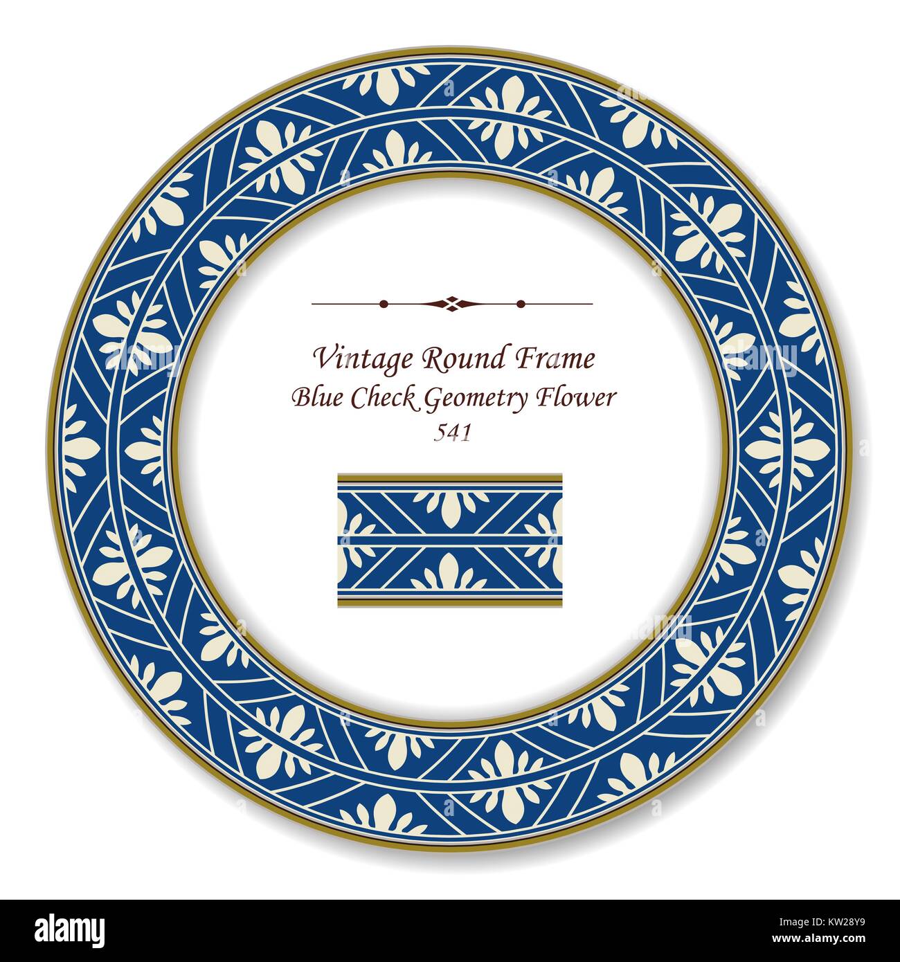 Check cross frame line flower Cut Out Stock Images & Pictures - Alamy