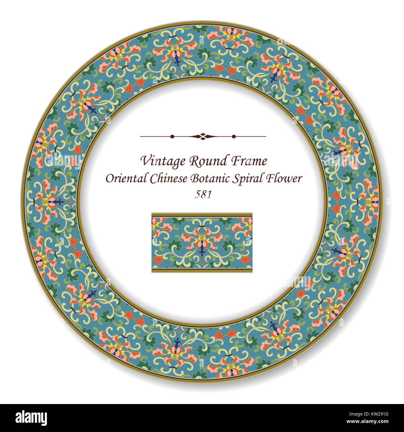 Chintz border Stock Vector Images - Alamy