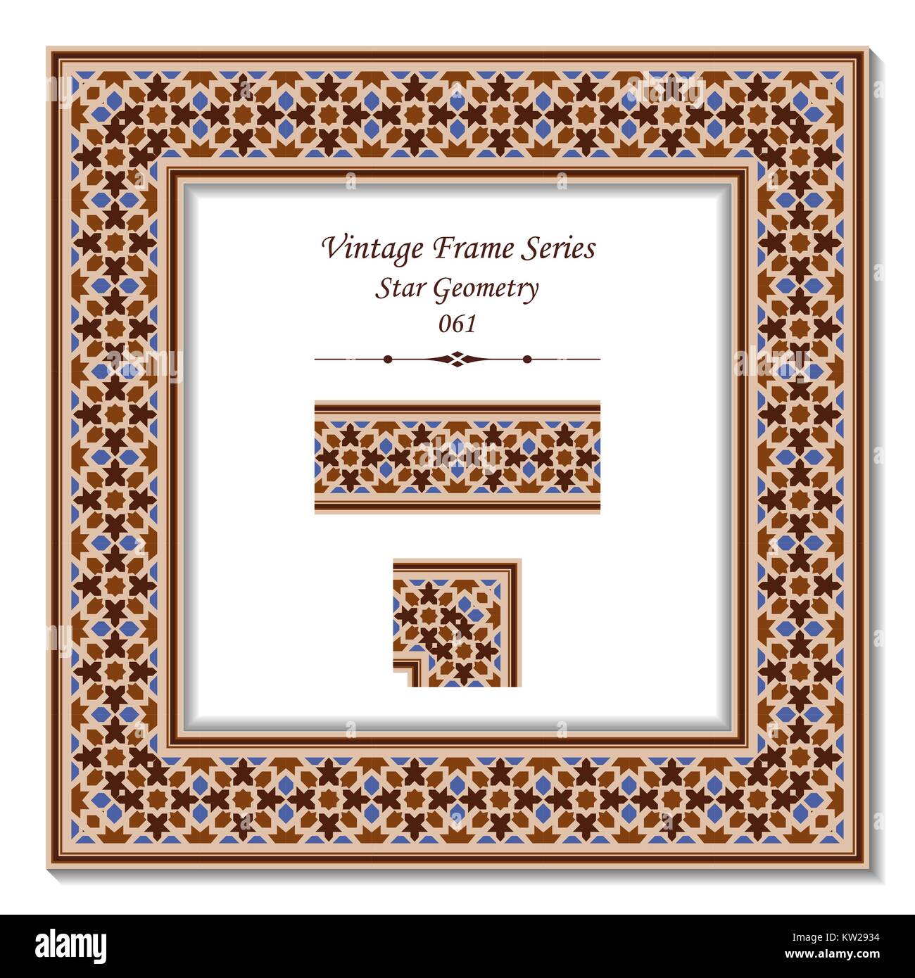 Islamic frame 3d hi-res stock photography and images - Alamy