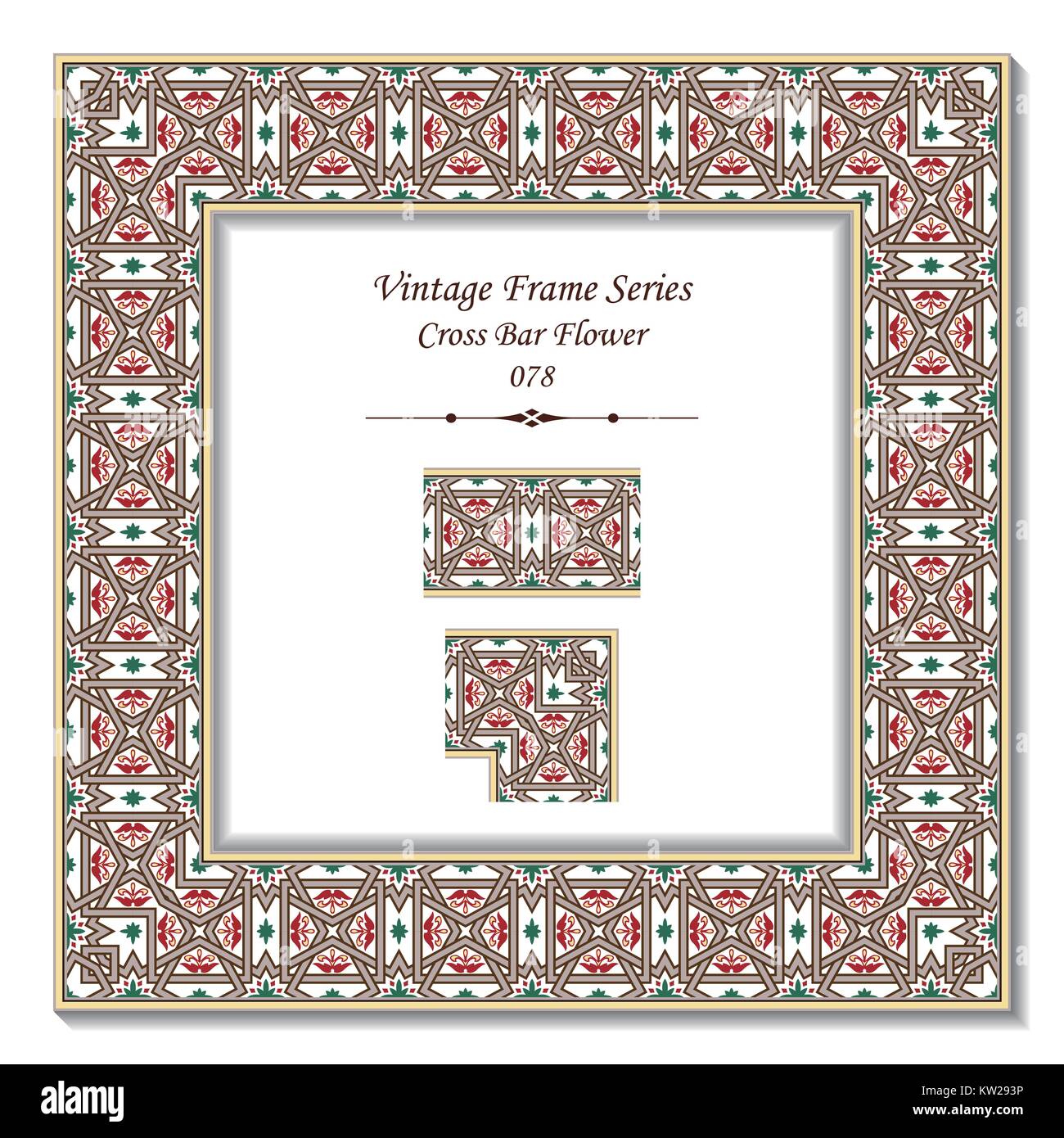 Cross bar frame Stock Vector Images - Alamy